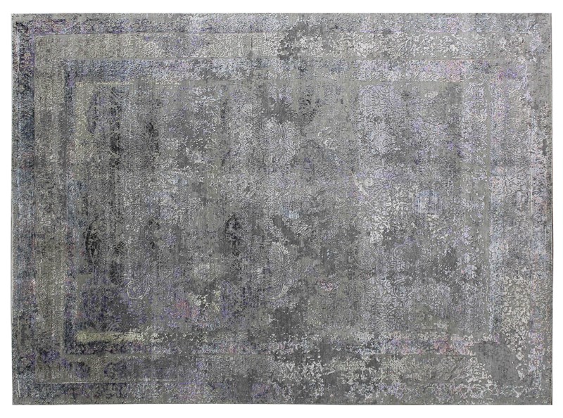 8' X 10' Gray/Purple Hand Knotted Rug : rugs : rugs : exquisite rugs ...