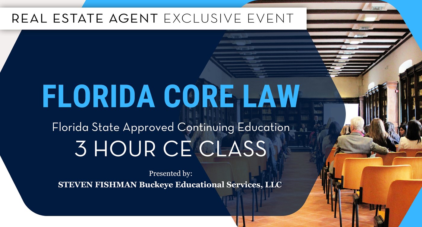 Florida Core Law - 3 Hour CE Class - Sarasota : : Seminars & Events ...